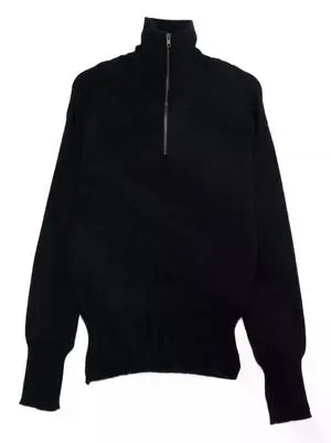 Junya Watanabe Zip-neck High Neck Sweater
