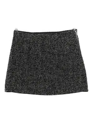 ROTATE BY BIRGER CHRISTENSEN Bouclé Mini Skirt