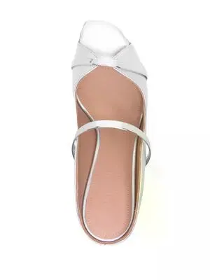 MALONE SOULIERS Metallic-finish Sandals