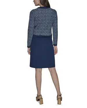 Karl Lagerfeld Paris Ruffle Trim Cardigan