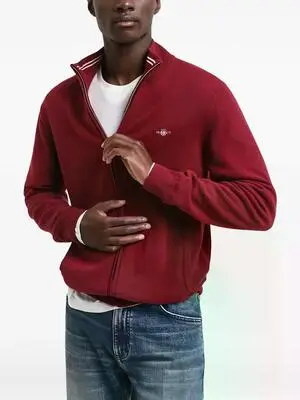 Gant Zip-fastening Wool Sweatshirt - Red