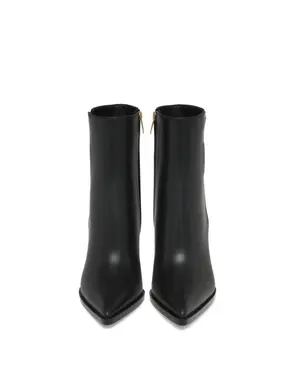 GIANVITO ROSSI Granada Booties - Black Calf Leather