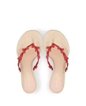 GIANVITO ROSSI Ocean Thong Sandals - White Nappa