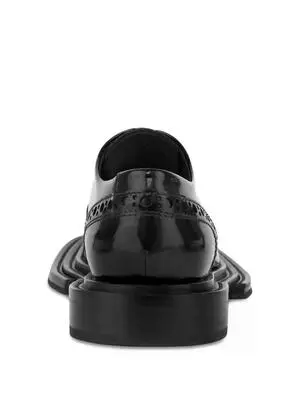 Moschino Brogue-detailed Monk Strap Shoes