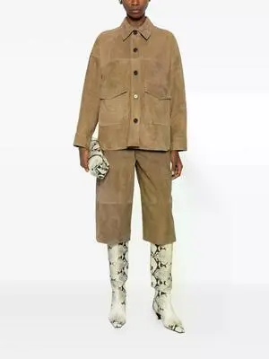 ARMA Kaylee Suede Jacket - Neutrals