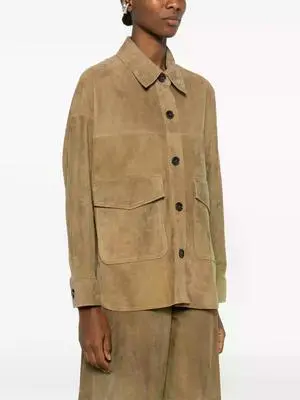 ARMA Kaylee Suede Jacket - Neutrals