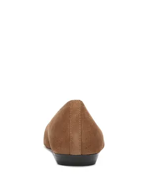 Veronica Beard Bancroft Pointed Flats - Chestnut
