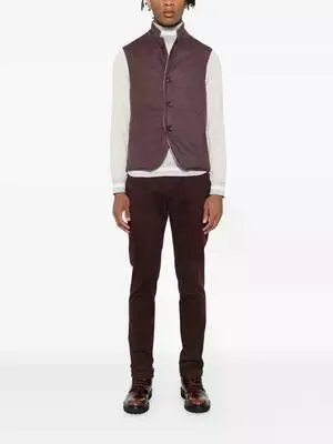 Eleventy Tape Trousers - Red