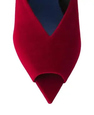 LANVIN Midnight Step Mule - Red