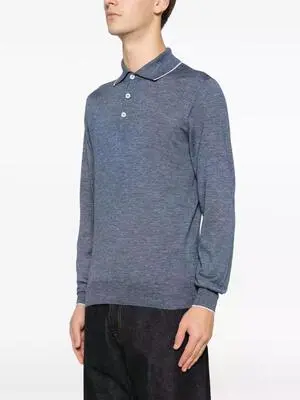 Brunello Cucinelli Button-up Ribbed-knit Polo Shirt