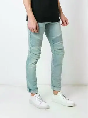 Balmain Biker Jeans - Blue