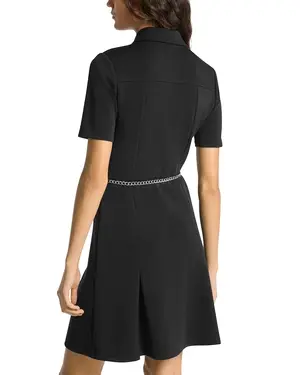 Michael Kors Multi Pocket Mini Shirtdress - Black