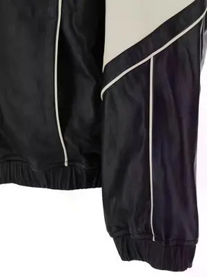 Amiri Logo-print Leather Jacket