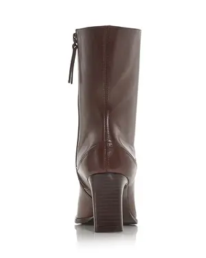 REFORMATION Claudette Ankle Boots - Espresso