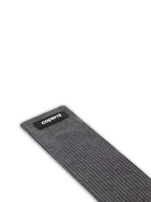 Coperni Ribbed Socks With Logo Detail