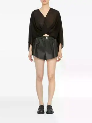 MAISON MARGIELA Draped V-neck Top