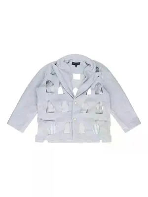 WHO DECIDES WAR Cut-out Detail Blazer - Grey