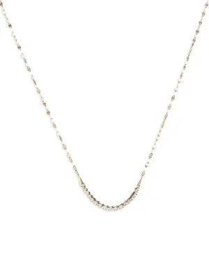 Lana Jewelry 14k Yellow Graduating Diamond Tennis Necklace - Gold