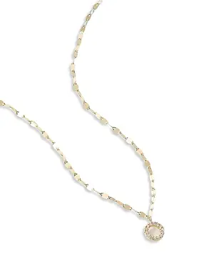 Lana Jewelry Diamond Circle Pendant Necklace - Gold