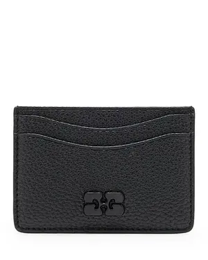 GANNI Bou Card Holder - Black