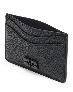 GANNI Bou Card Holder - Black