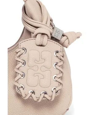 GANNI Mini Hobo Bag - White Pepper