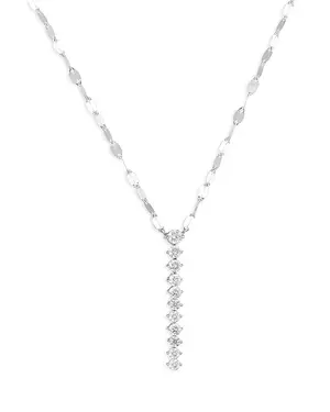 Lana Jewelry Diamond Tennis Lariat Necklace - White