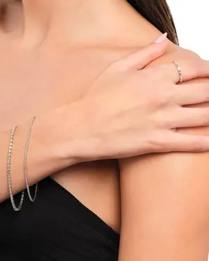 Lana Jewelry 14k Yellow Diamond Baguette Stackable Ring, 0.25 Tcw