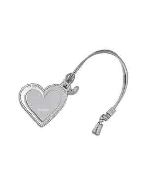 GANNI Bou Heart Mirror - Silver