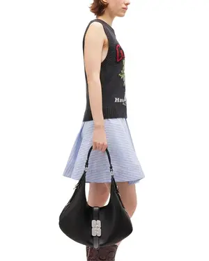 GANNI Small Kat Bag - Black