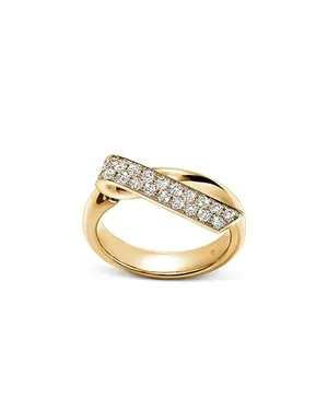 Hearts On Fire 18k Yellow Diamond Flip Ring - Gold