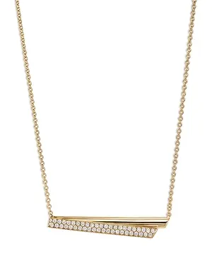 Hearts On Fire Diamond Bar Necklace