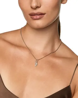 David Yurman Hamsa Amulet In Sterling With Diamond