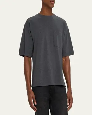 FRAME Pique Relaxed-fit Pocket T-shirt