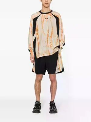 Y3 Tie-dye Print Track Shorts