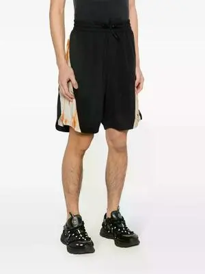 Y3 Tie-dye Print Track Shorts