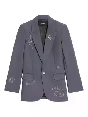 Zadig&Voltaire Embellished Single-breasted Blazer