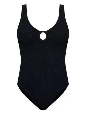 Hunza G Celine Hoops Swimsuit - Black
