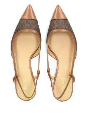 Michael Kors Alora Monogram Pointed Pumps
