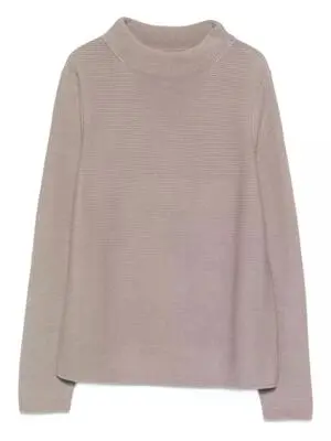 Marc O'polo High Neck Ribbed Knit Long Sleeve Sweater