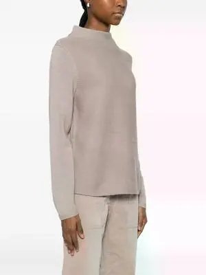 Marc O'polo High Neck Ribbed Knit Long Sleeve Sweater