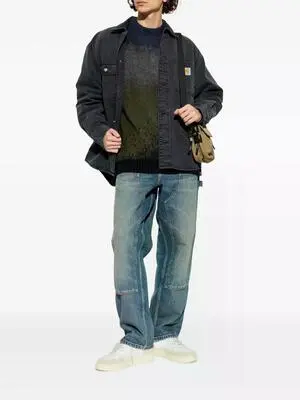 Carhartt Work In Progress Logo-patch Pocket Shirt - Grey