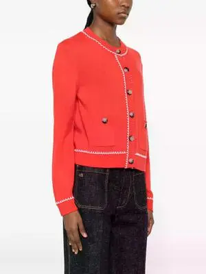 ALLUDE Patch-pocket Cardigan