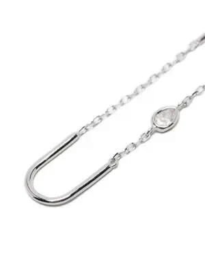 MARIA BLACK Swift 02 Chain Drop Earrings - Silver