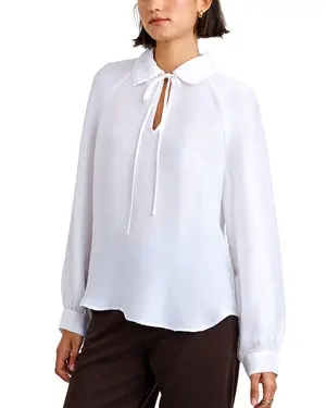Bella Dahl Collared Raglan Sleeve Top