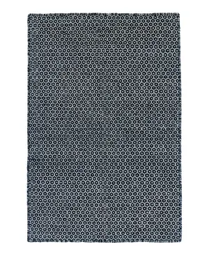 DASH & ALBERT Dash Albert Annie Selke Da788 Honeycomb Area Rug, 8'0x10'0 - Indigo