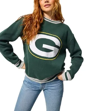 Terez Jacquard Crewneck Sweater - Green Bay Packers