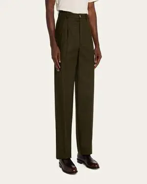 MAGLIANO Signature Wool Double-pleat Trousers