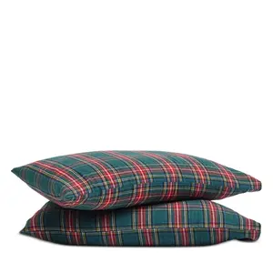 PETITE PLUME Tartan Flannel Sheet Set, King - Kensington Tartan