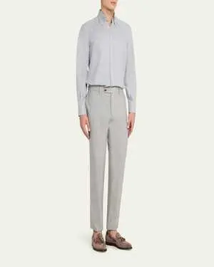 Brunello Cucinelli Suede Braided Leather-lace Tassel Loafers